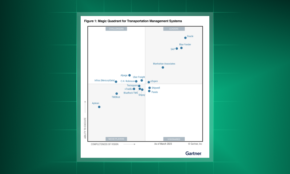 Pando.ai Recognized as a Visionary in 2025 Gartner Magic Quadrant for Transportation Management ...